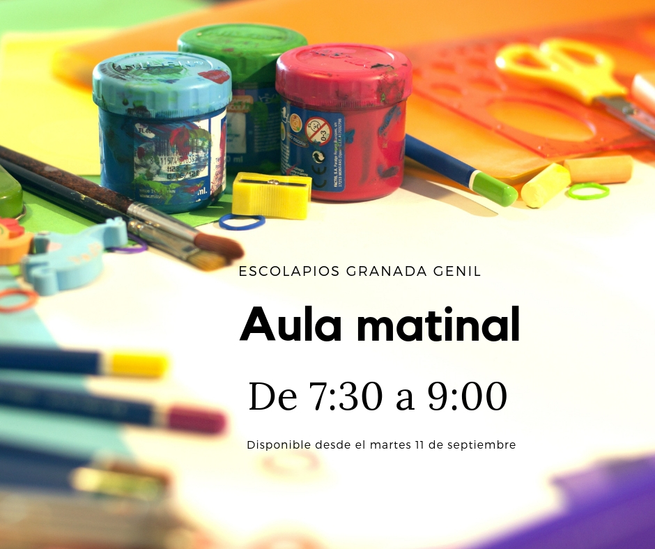 Comedor y aula matinal 18/19 - Colegio Escolapios Granada Genil